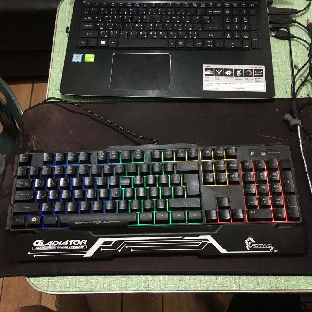 Gladiator Dragon War Gaming Keyboard, Video Gaming, Gaming Accessories ...