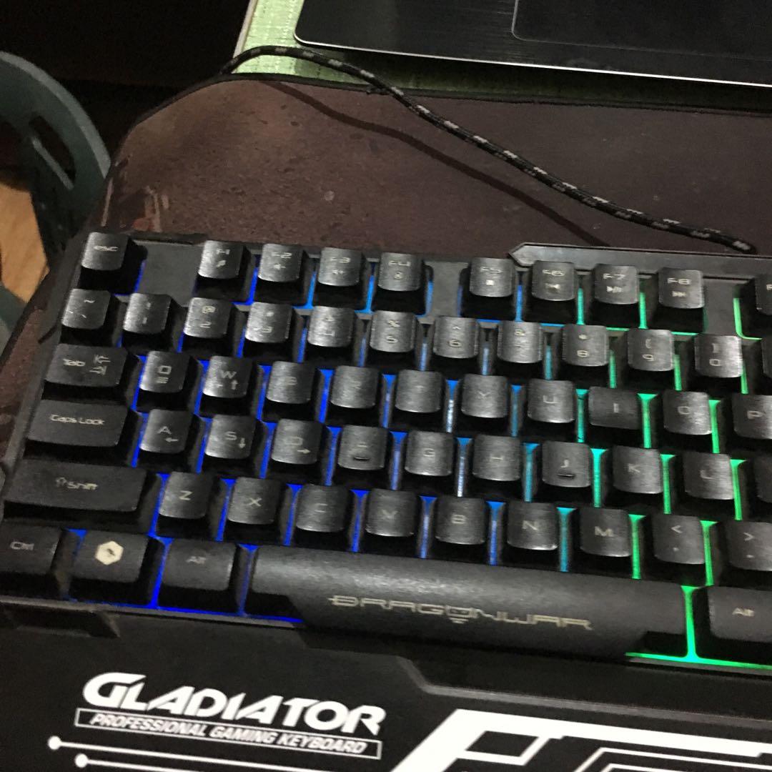 Gladiator Dragon War Gaming Keyboard, Video Gaming, Gaming Accessories ...