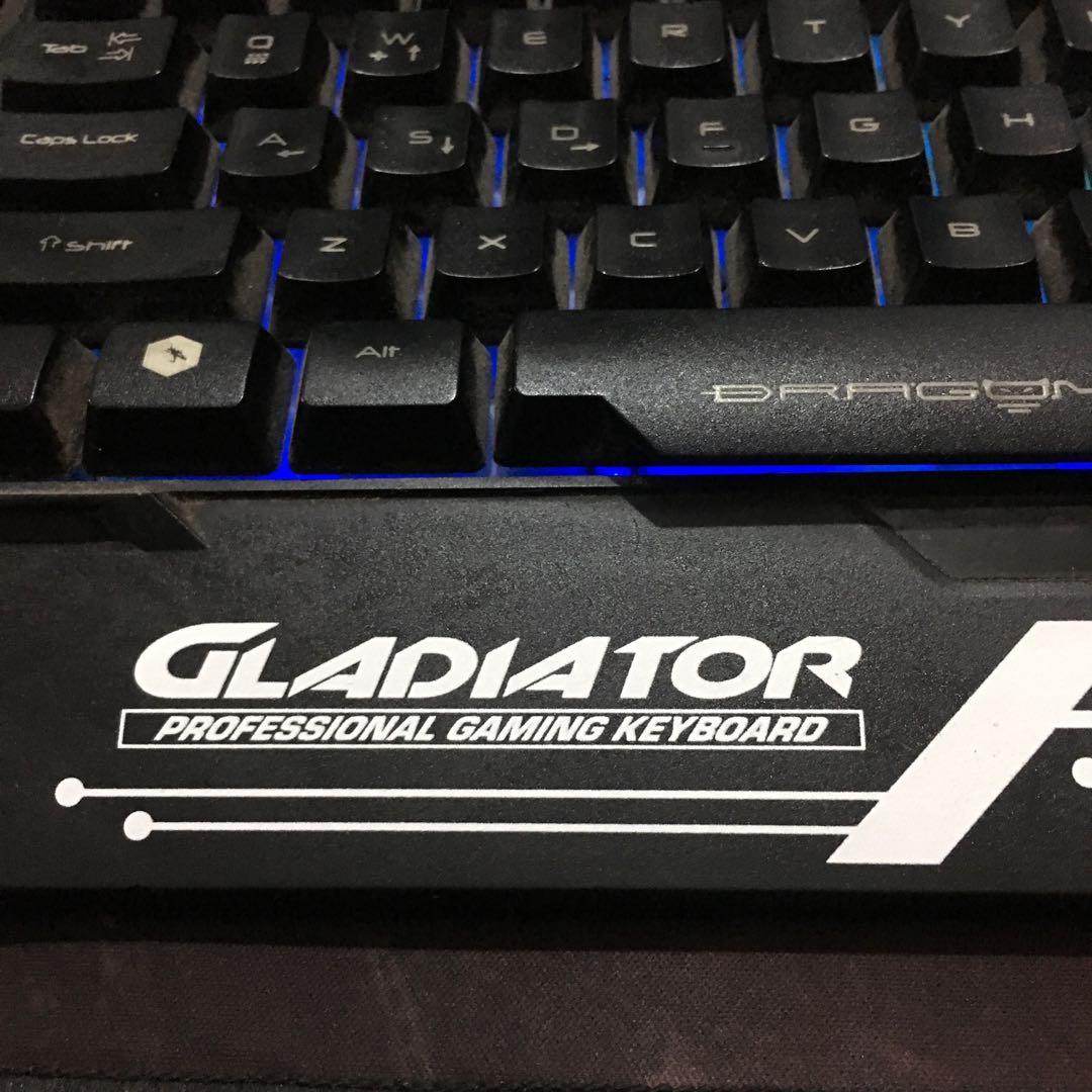 Gladiator Dragon War Gaming Keyboard, Video Gaming, Gaming Accessories ...