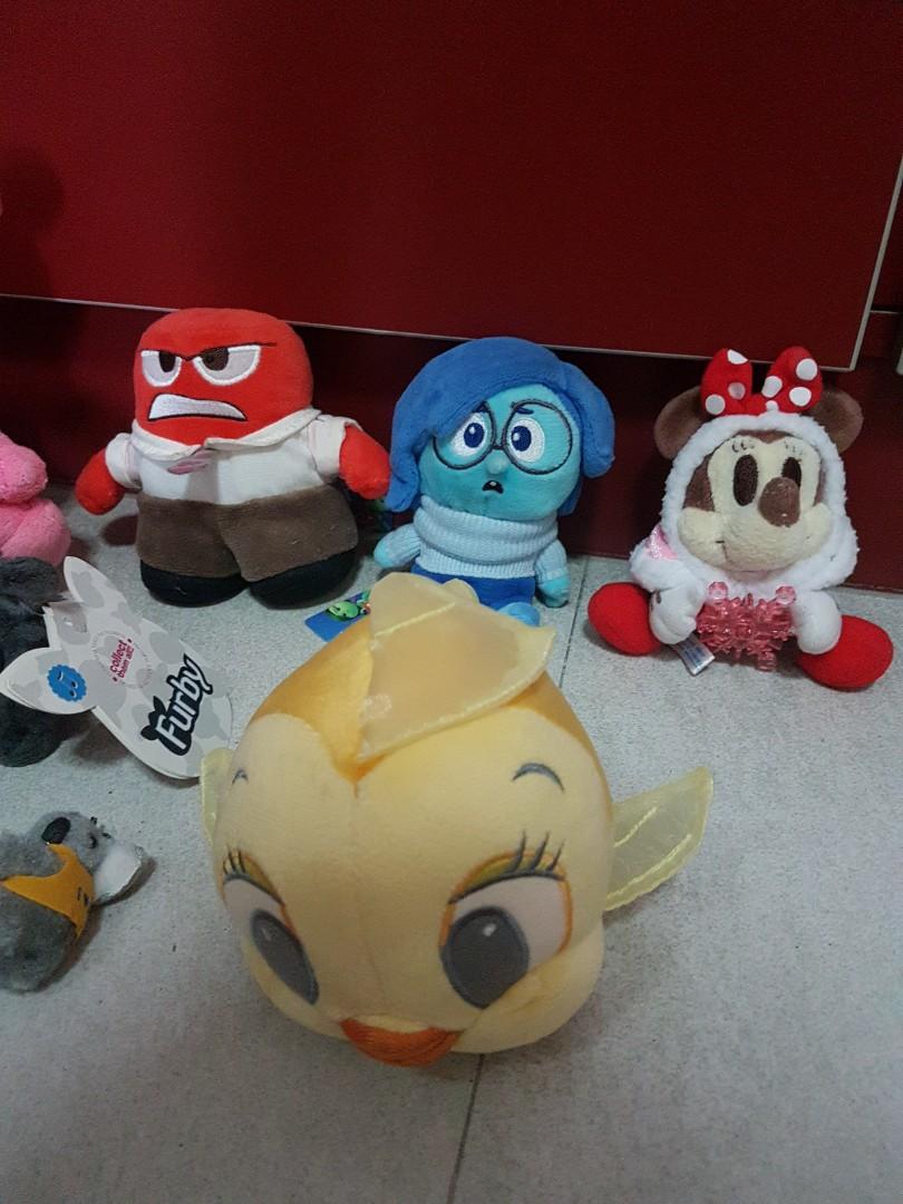 Inside out/ Disney Minnie/ Pinocchio goldfish, Toys & Games, Stuffed ...