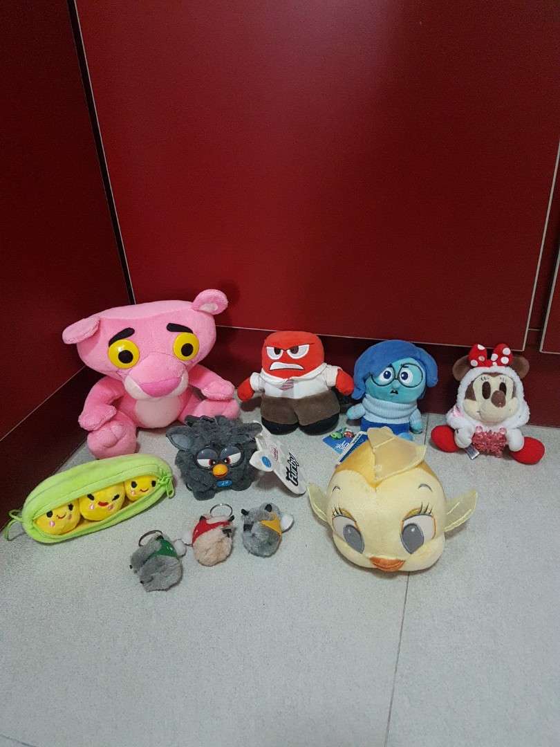 Inside out/ Disney Minnie/ Pinocchio goldfish, Toys & Games, Stuffed ...