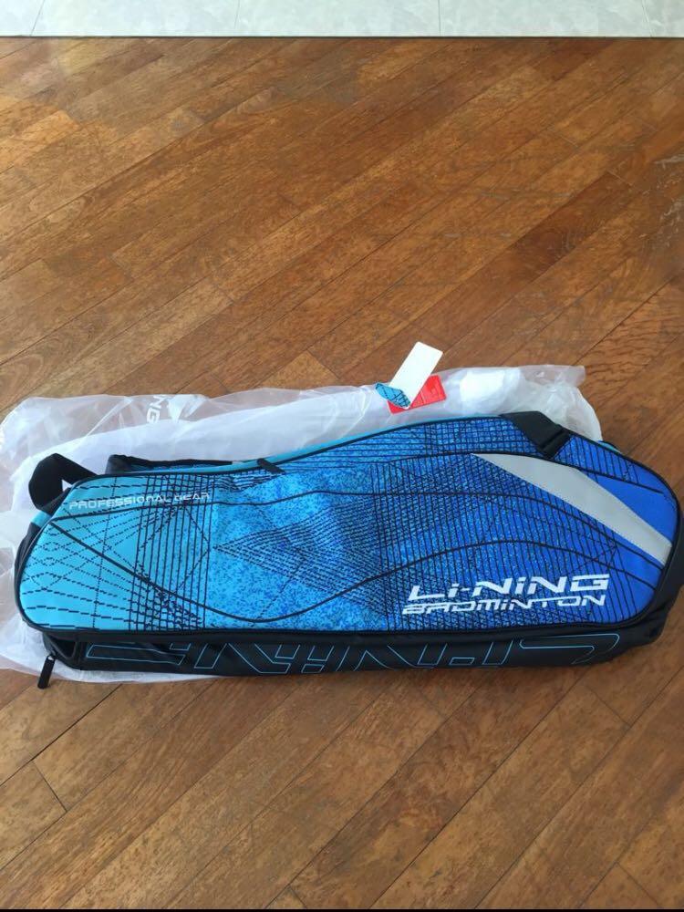 Li-Ning Racket Bag ABJN012-3000, Sports Equipment, Sports & Games ...
