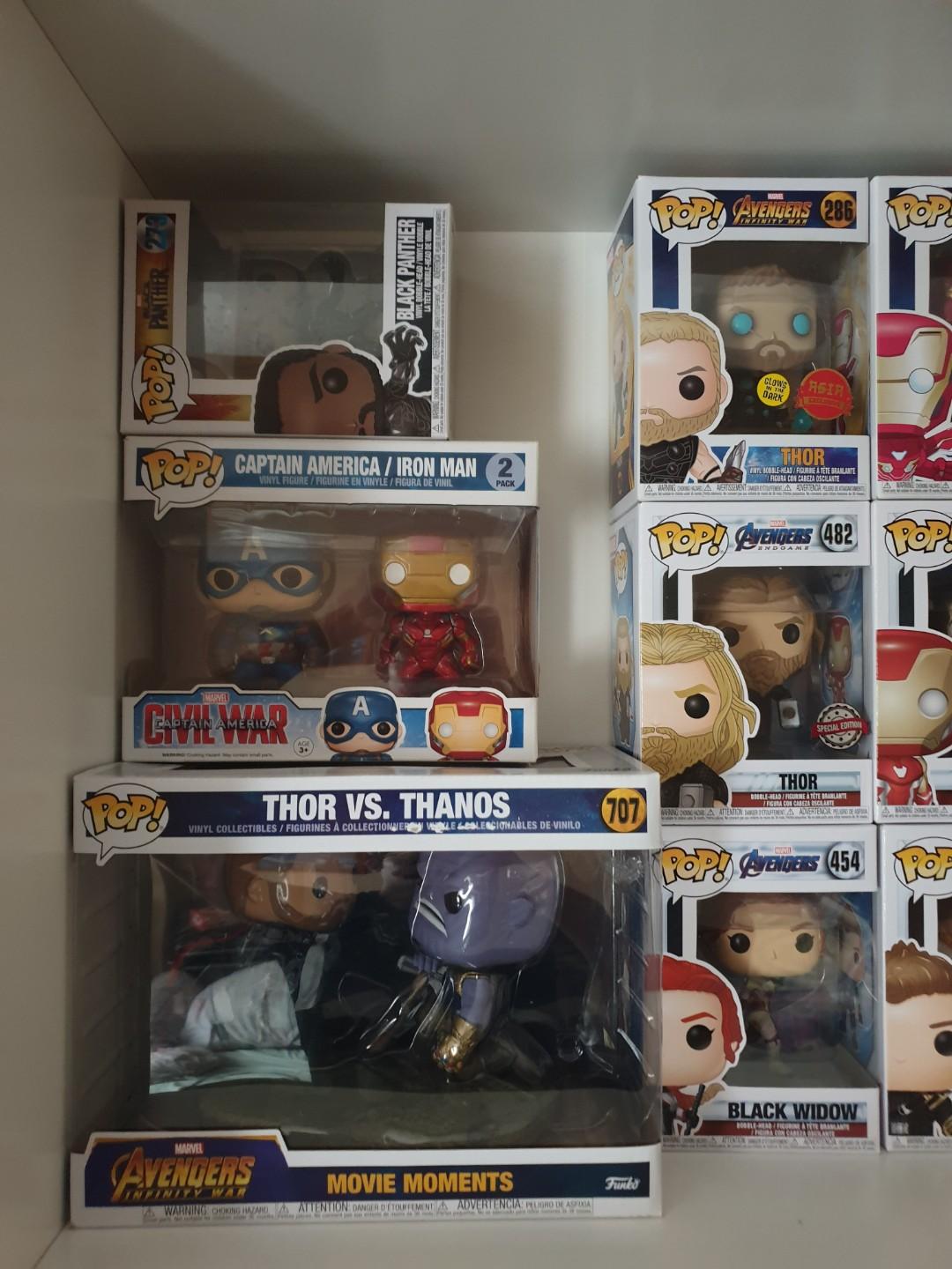 Marvel MCU Avengers Funko Pops, Hobbies & Toys, Toys & Games on Carousell