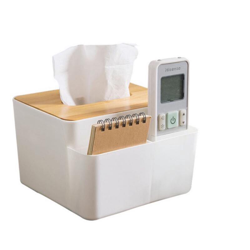 Minimalist Tissue Box Holder with Storage Compartment, Furniture & Home ...