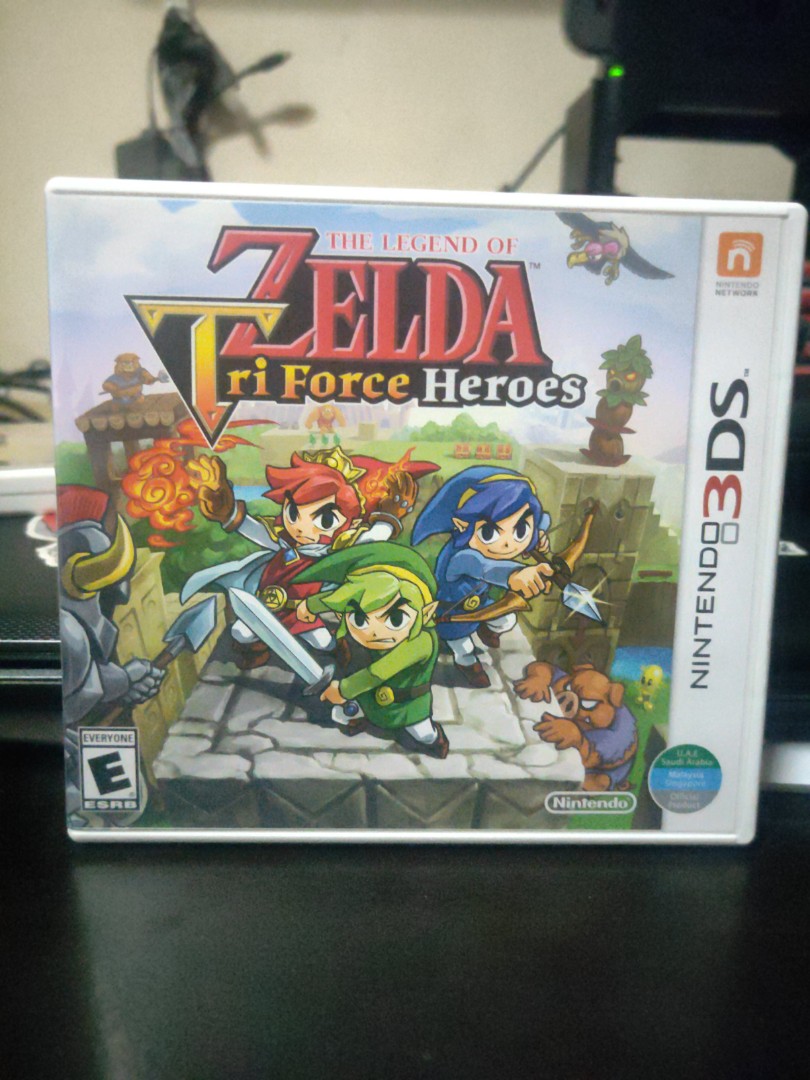 Nintendo 3DS Legend of Zelda Triforce Heroes, Video Gaming, Video Games ...
