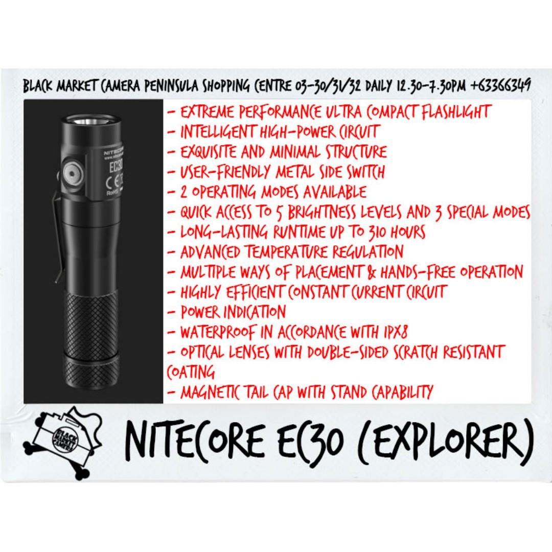 *DISCON* [BMC] Nitecore EC30 Explorer Extreme Performance Ultra Compact ...
