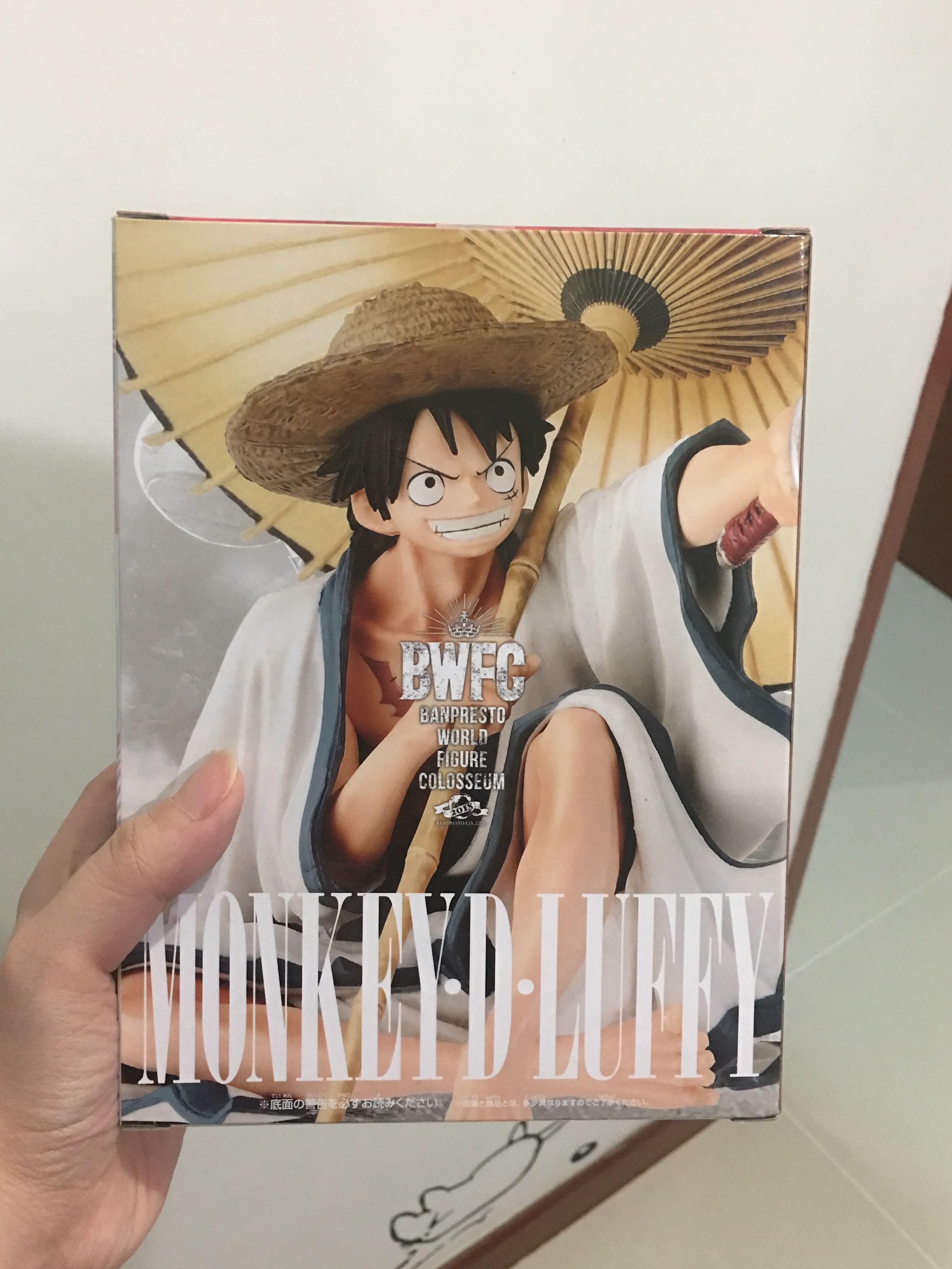 One Piece BWFC Umbrella Kimono Monkey D Luffy Figure, Hobbies & Toys ...