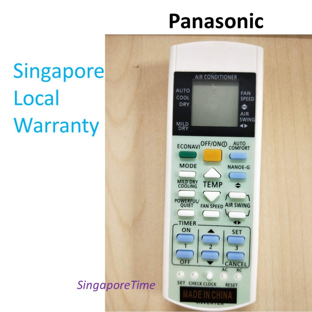 Panasonic Aircon Remote Control New replacement, TV & Home Appliances ...