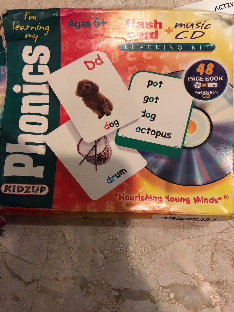 Phonics flash cards, Hobbies & Toys, Toys & Games on Carousell