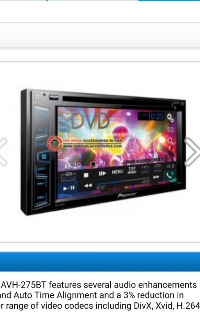 Pioneer AVH-275BT, Car Accessories, Accessories on Carousell
