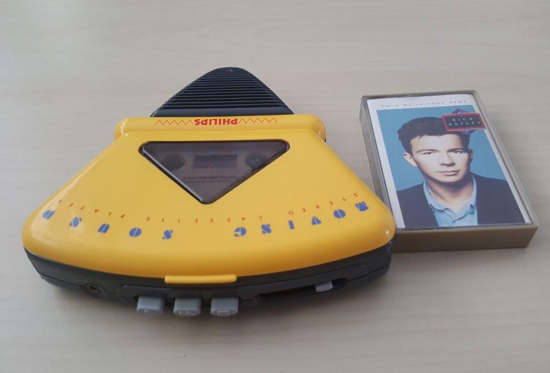 RARE Vintage Philips Cassette Player Moving Sound D6608/30 In Excellent ...