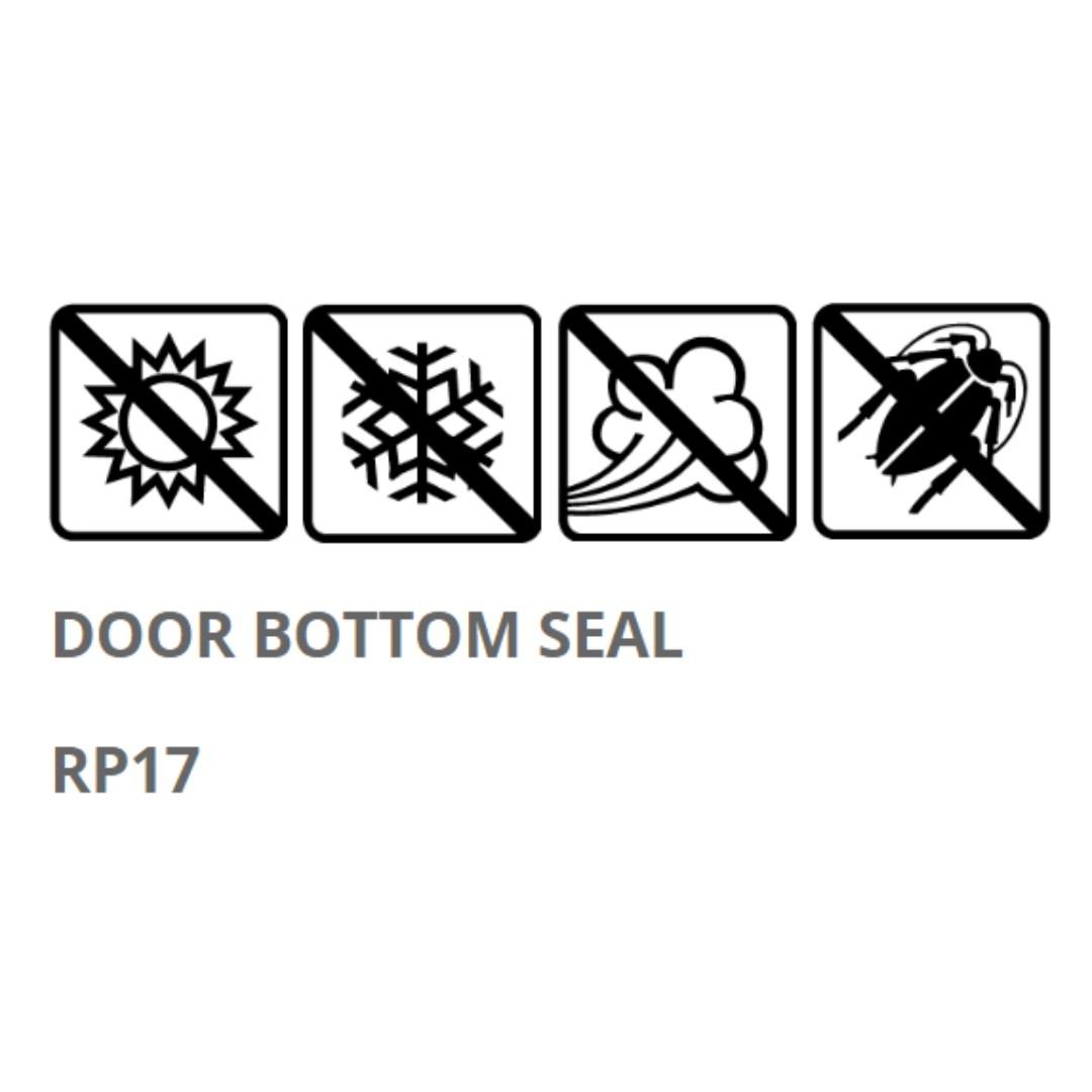 Raven, Door Bottom Seal, RP17, 915mm, Brown, Furniture, Others on Carousell