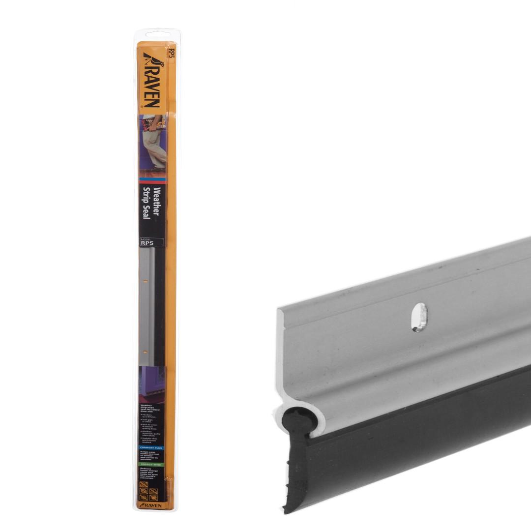 Raven, Weather Strip Seal, RP5, 915mm, Satin Clear, Furniture & Home ...