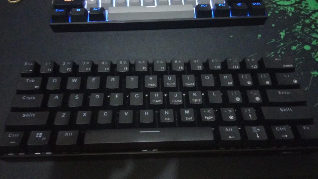 Royal Kludge RGB RK61 mechanical keyboard (RK Brown switch), Computers ...