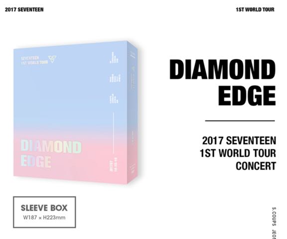 SEVENTEEN 1ST WORLD TOUR DIAMOND EDGE DVD|, Entertainment, K-Wave on ...