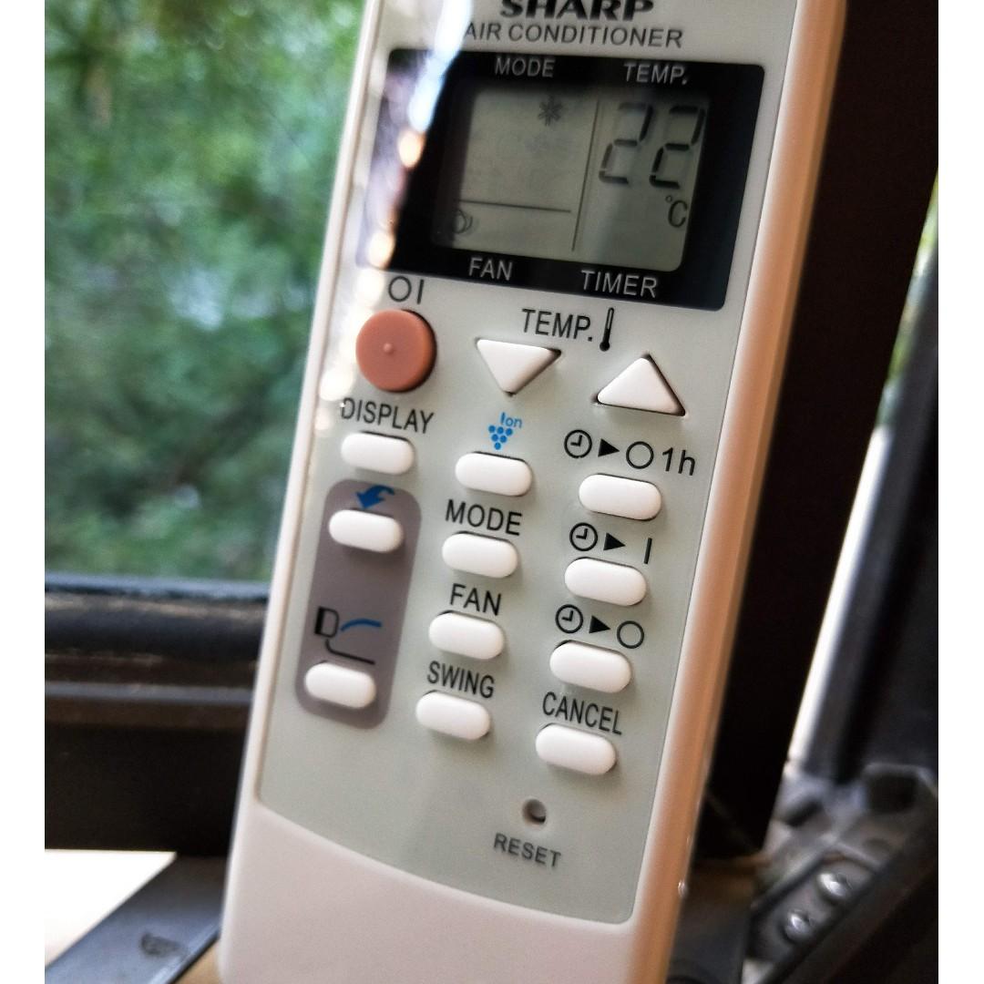 Sharp Aircon Remote Control CRMC-A669JBEZ replacement, TV & Home Appliances, Air Conditioners ...