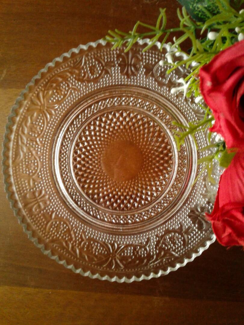 Vintage Hasegawa Glass Elizabeth Crystal Cut Side Plate, Hobbies & Toys ...