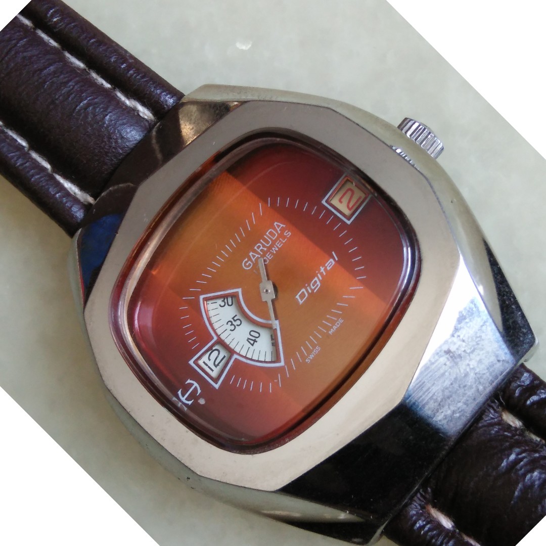 VINTAGE GARUDA "DIGITAL" MECHANICAL WRISTWATCH, Women's Fashion ...