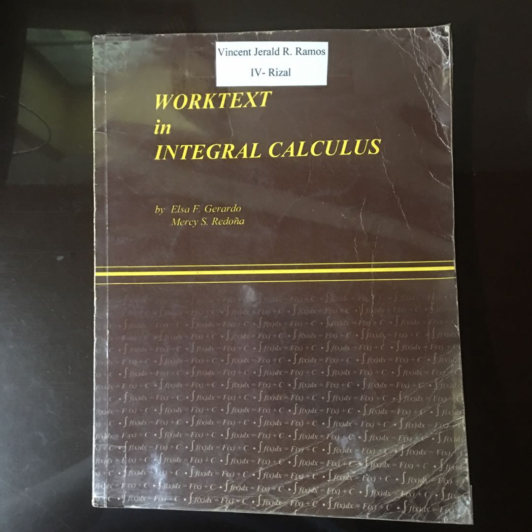 Worktext in Integral Calculus, Hobbies & Toys, Books & Magazines ...