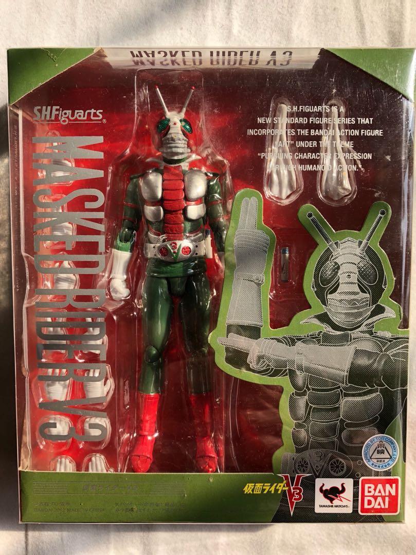 Bandai Tamashii Nation Kamen Rider V3 S.H.Figuarts Toy Figure 幪面超人 shf ...