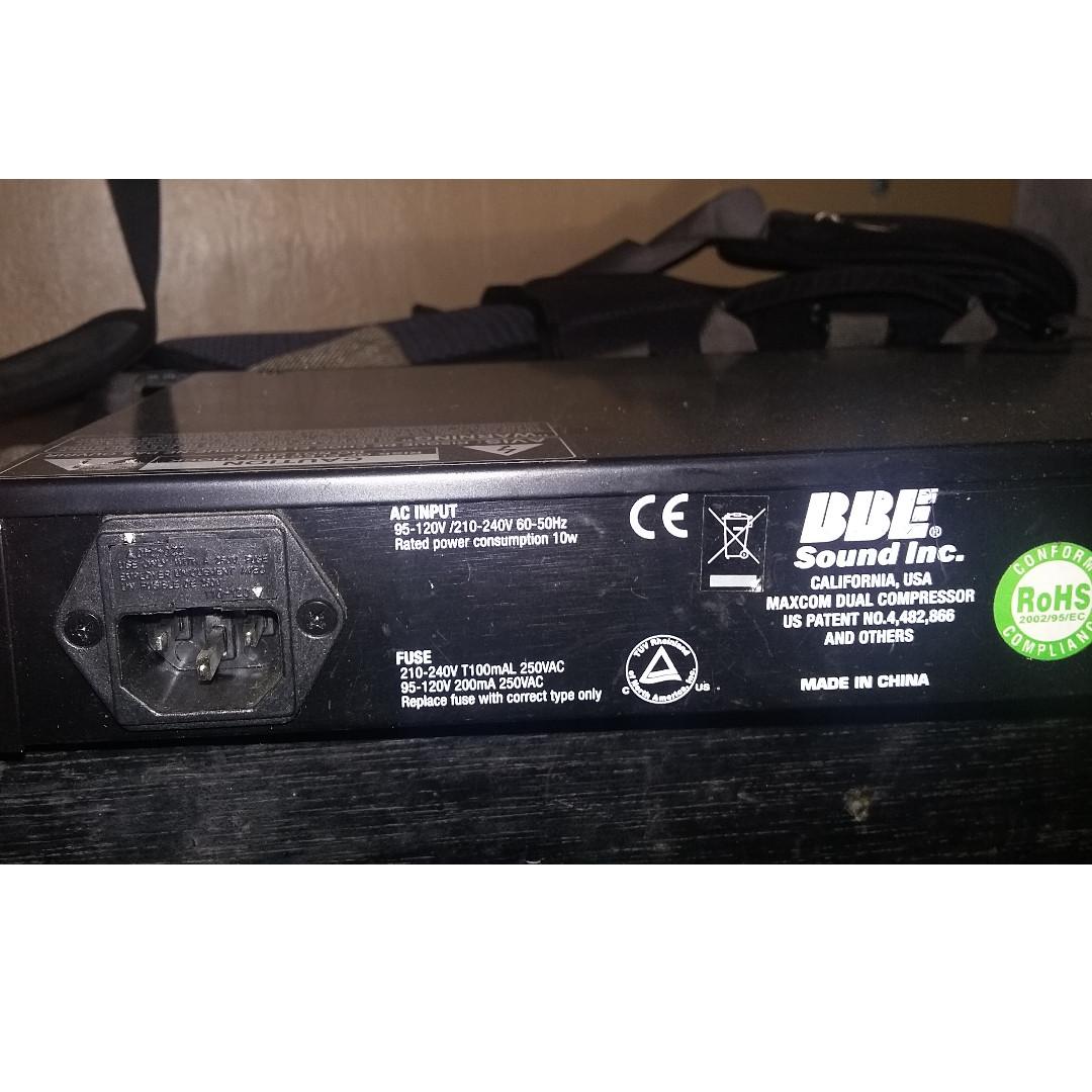 BBE Maxcom Dual Compressor with Sound Enhancer, Audio, Other Audio ...