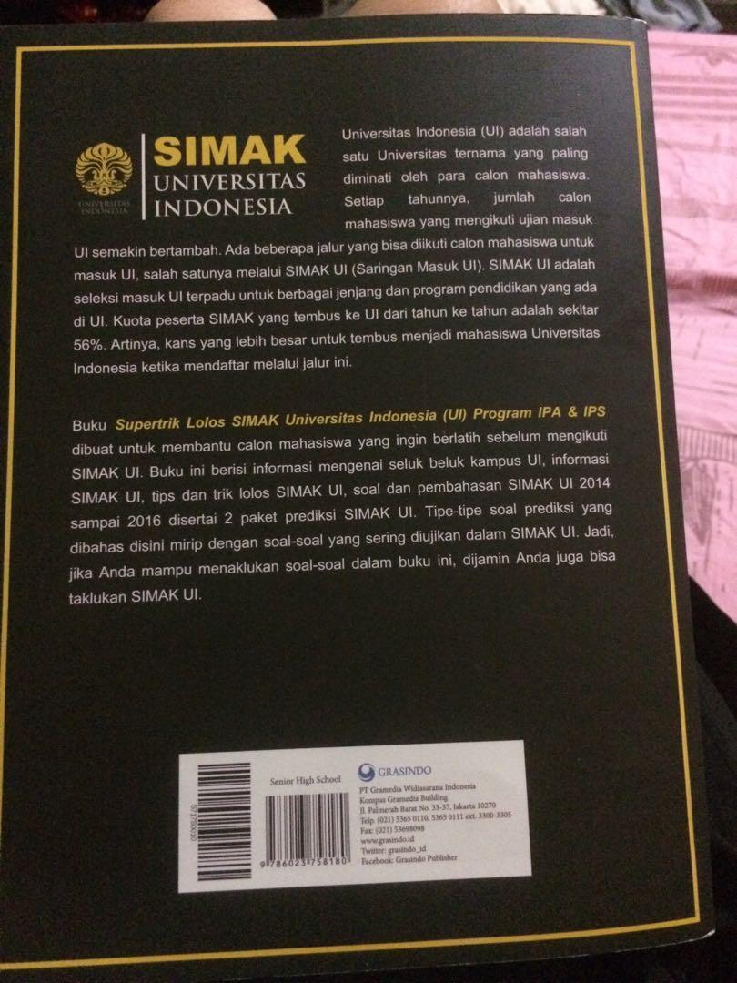 Buku simak ui /Sbmptn, Buku & Alat Tulis, Majalah & Lainnya di Carousell Buku simak ui /Sbmptn, Buku & Alat Tulis, Majalah & Lainnya di Carousell
