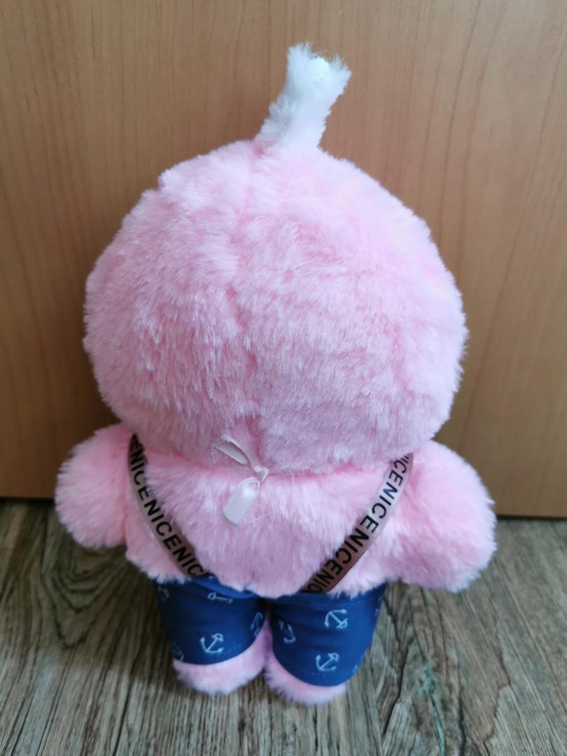 CAFE MIMI PINK DUCK WITH PINK CHEEKS PLUSH TOY, Hobbies & Toys, Toys ...