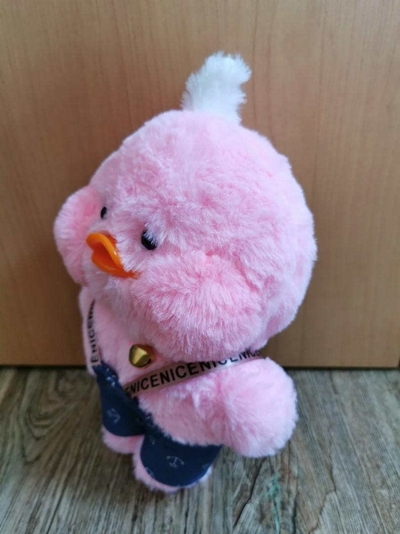 CAFE MIMI PINK DUCK WITH PINK CHEEKS PLUSH TOY, Hobbies & Toys, Toys ...