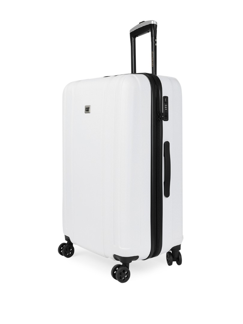 CATERPILLAR WHITE COLOR Orion 28" Large Hardside Checkin Trolley ...
