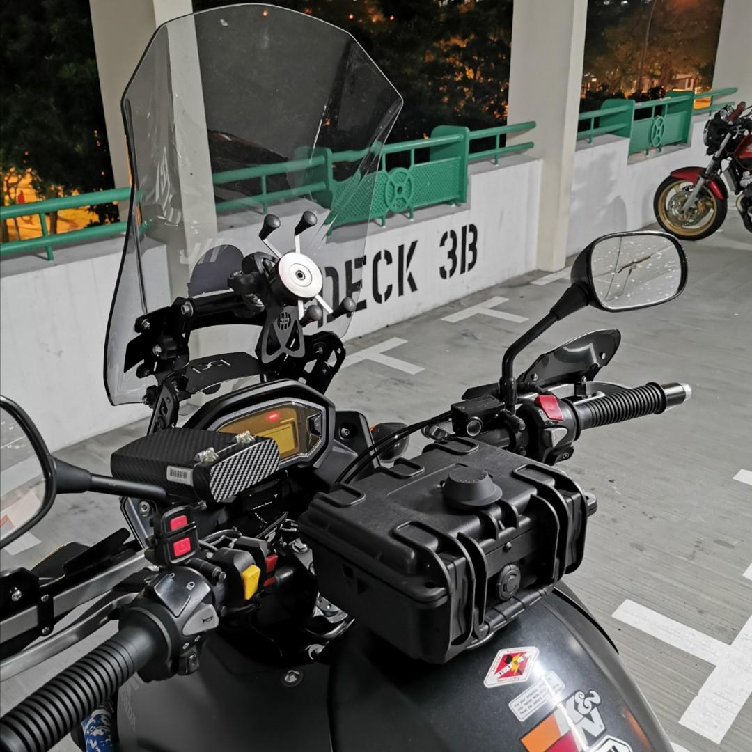 CB400X Tank Box With Lock (2016 onwards) , Motorcycles, Motorcycle ...