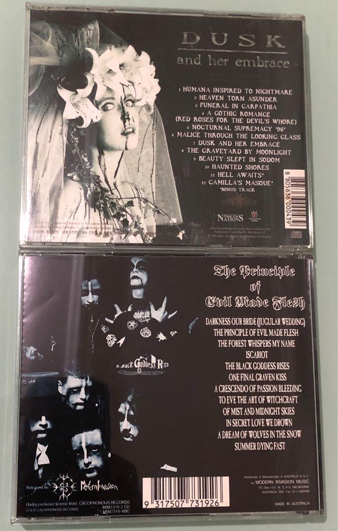 Witchery War Cradle Of Filth ...andOceans Bloodthorn Black Death Metal ...