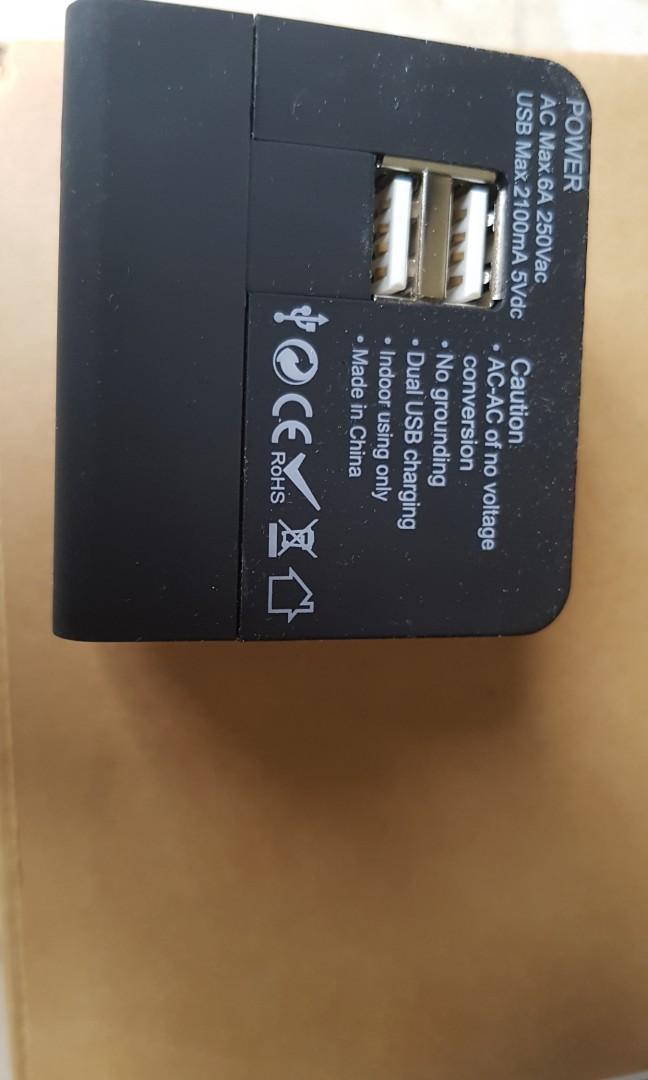 Cunard Luxury Travel Adapter with USB Charger, TV & Home Appliances ...