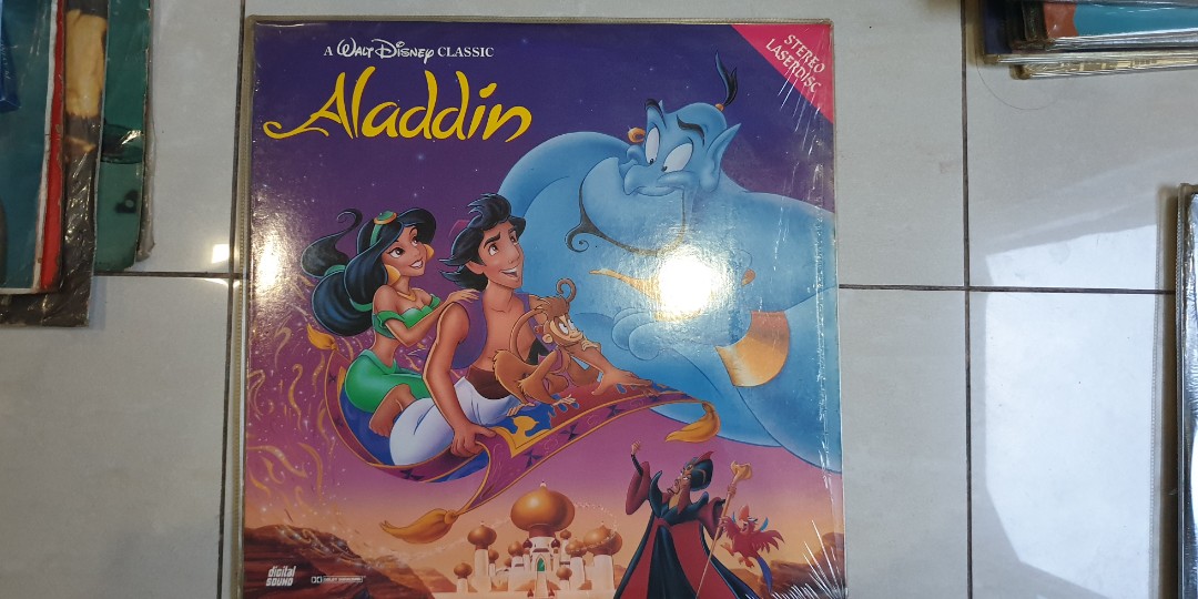 Disney Aladdin laser disc, Hobbies & Toys, Music & Media, CDs & DVDs on ...