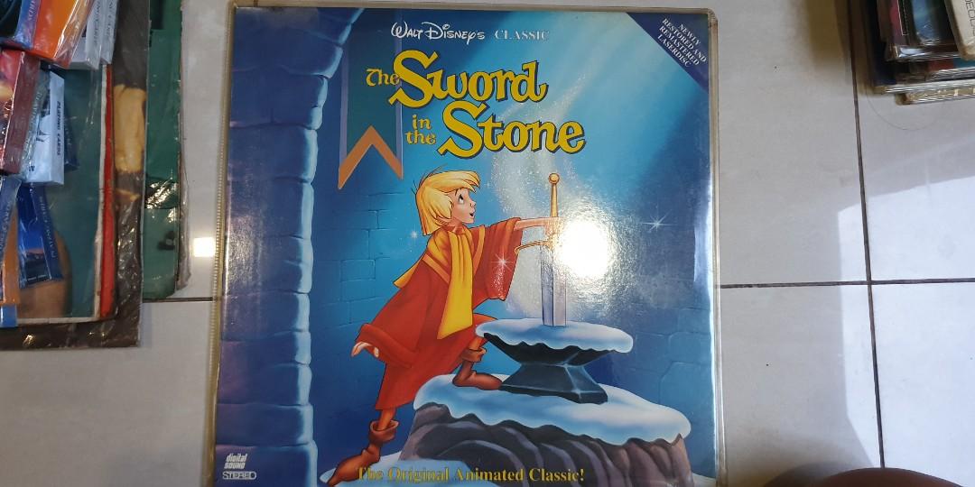 Disney Sword in the Stone laser disc, TV & Home Appliances, TV ...