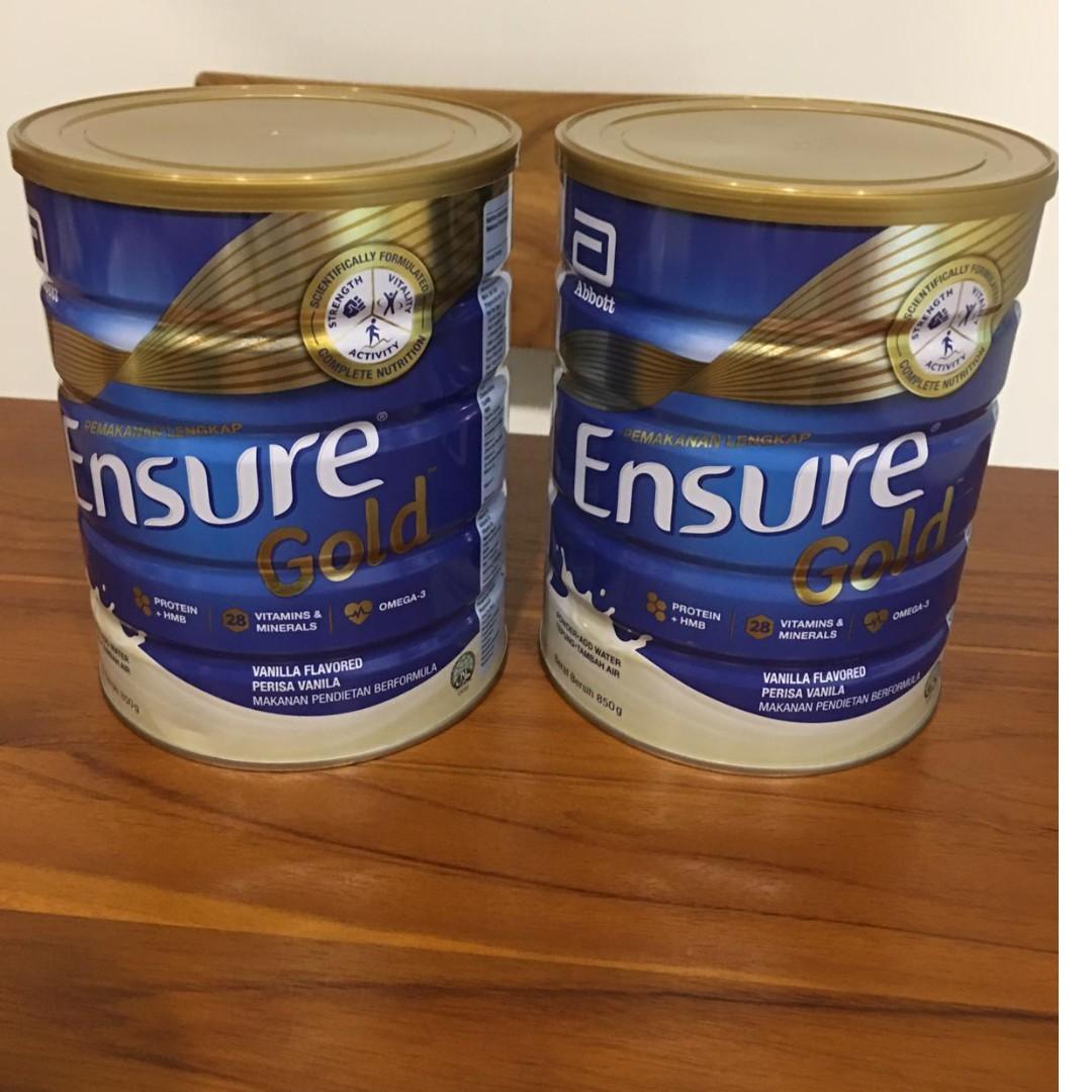 Ensure Gold Milk Powder 850g Vanilla, Health & Nutrition, Health ...