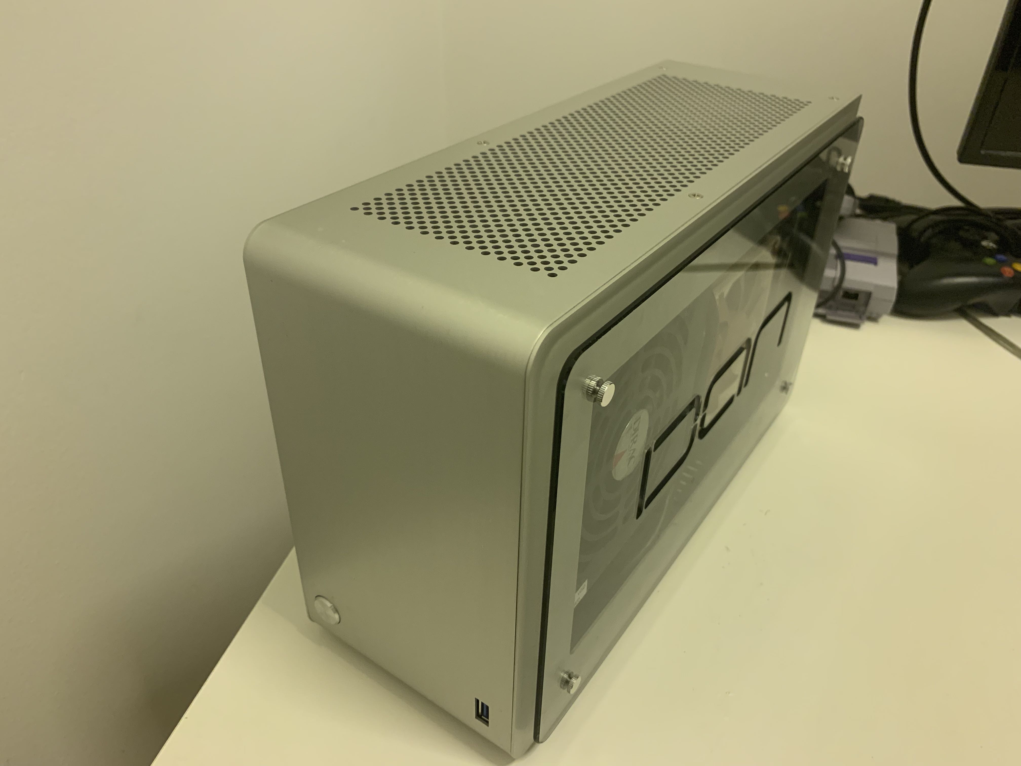 Gaming Computer - Mitx aluminum case - custom production from Lian Li ...