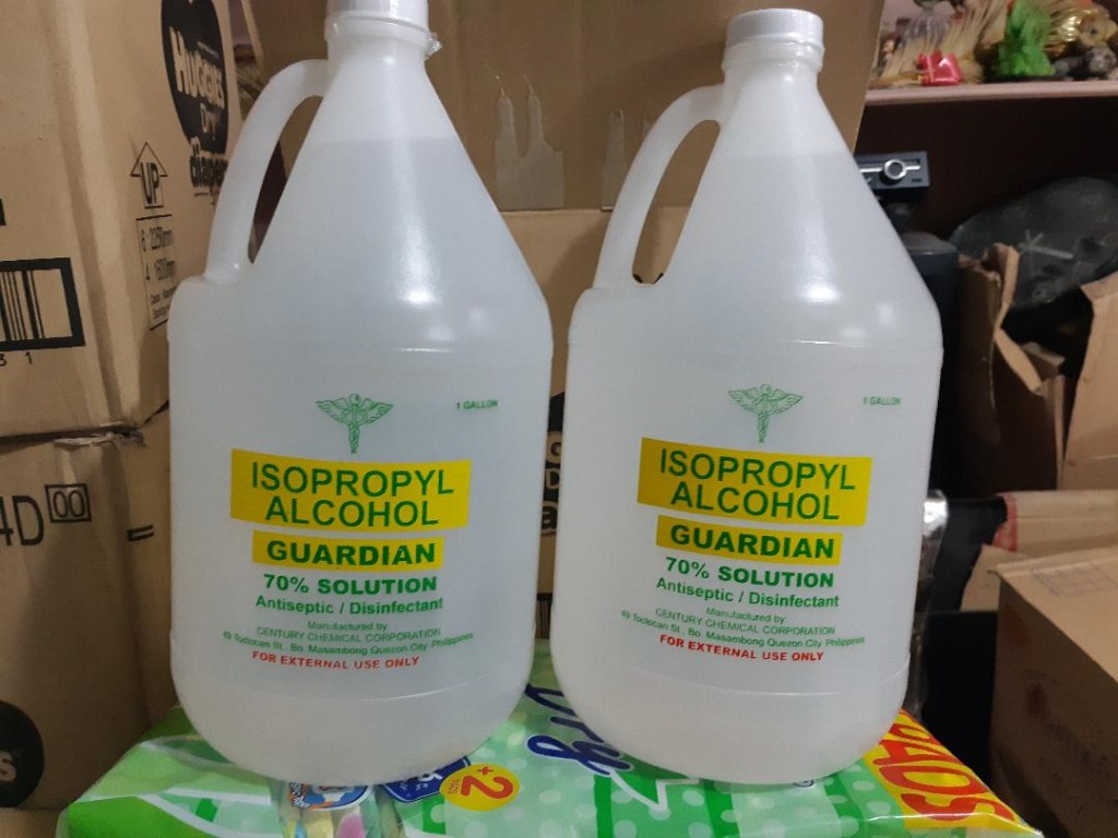 Guardian alcohol 1 gallon, Health & Nutrition, Medical Supplies & Tools ...