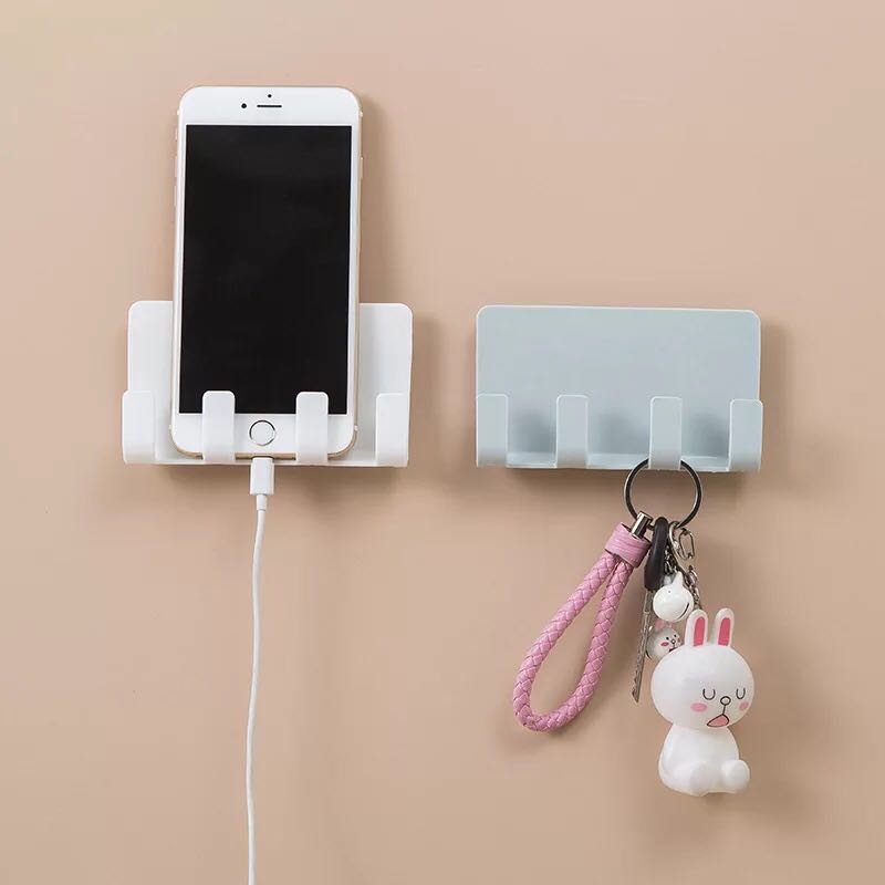 Handphone U-Shaped Wall-mounted Shelf Hook Rack, Mobile Phones ...
