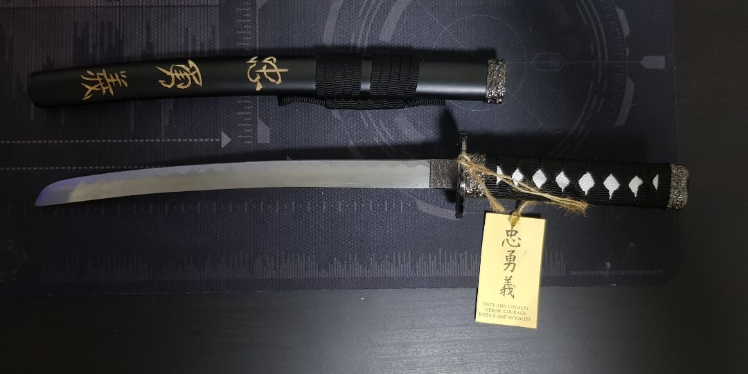 Honour Black miniature japanese sword, Hobbies & Toys, Memorabilia ...