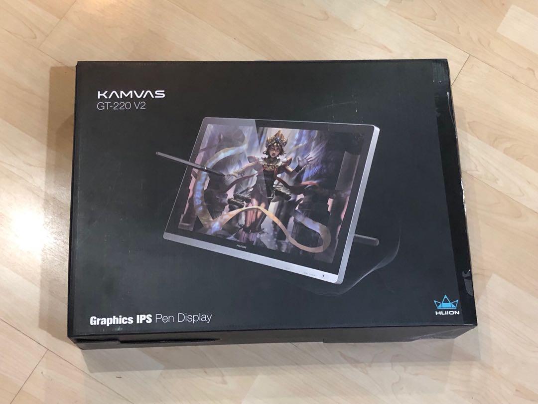 Huion GT-220 V2 Black Graphics Drawing Monitor, Computers & Tech, Parts ...