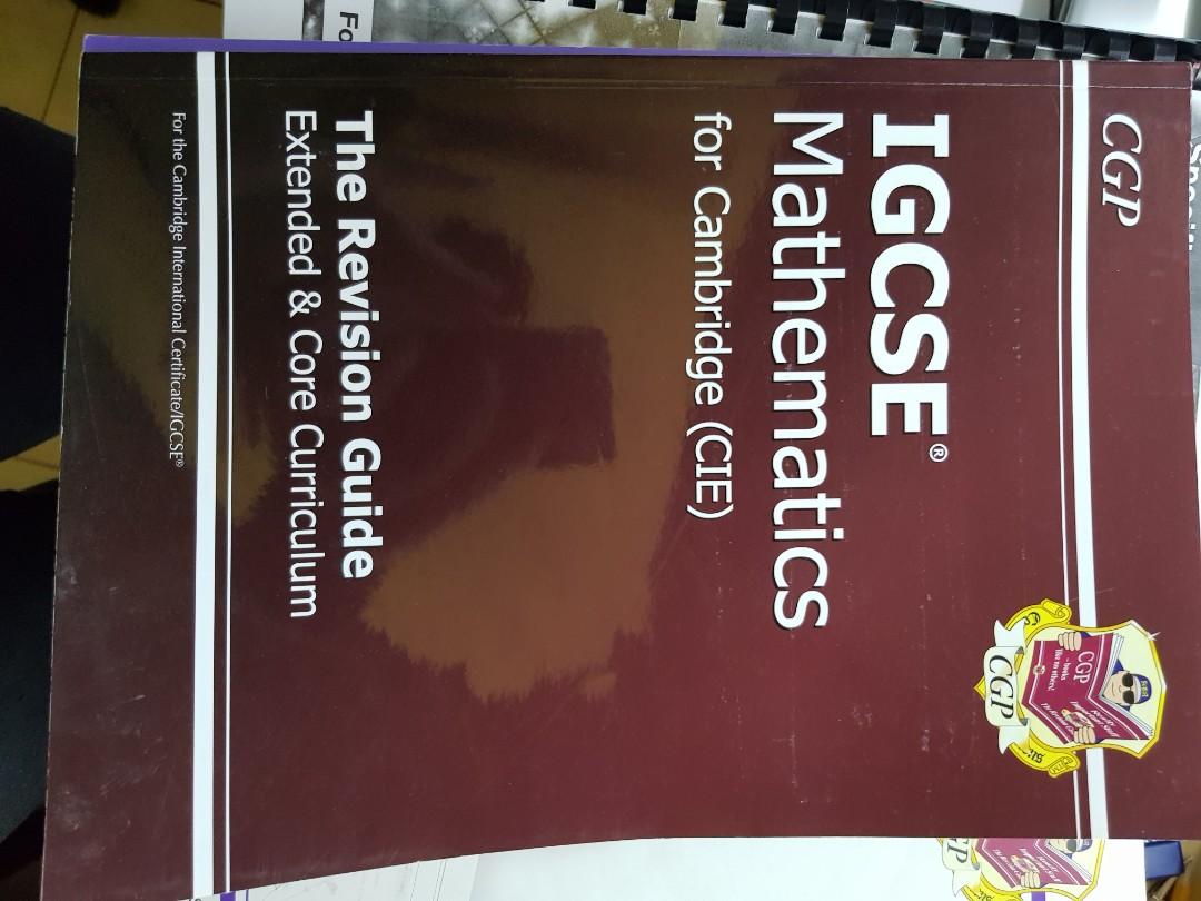 IGCSE maths revision guide, Hobbies & Toys, Books & Magazines, Textbooks on Carousell