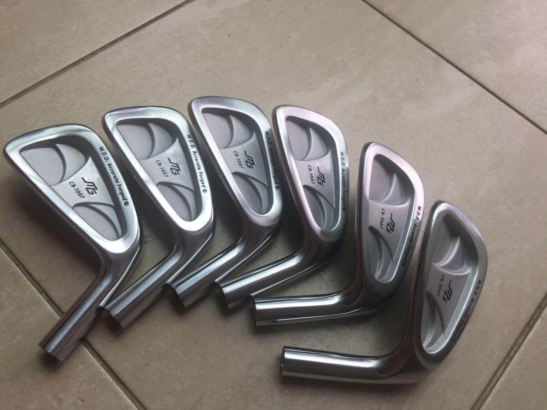 JAPANESE FORGED MIURA GOLF IRONS CB-1007 5-PW 6pcs Heads only, Sports ...