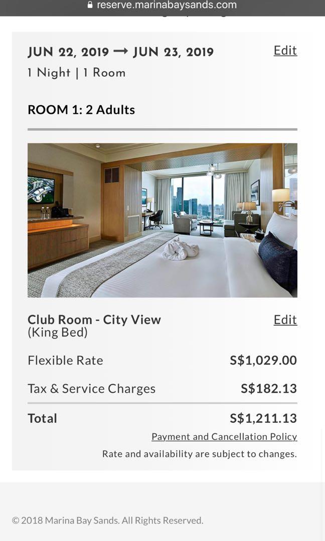 MBS club room city view 22 June, Everything Else on Carousell