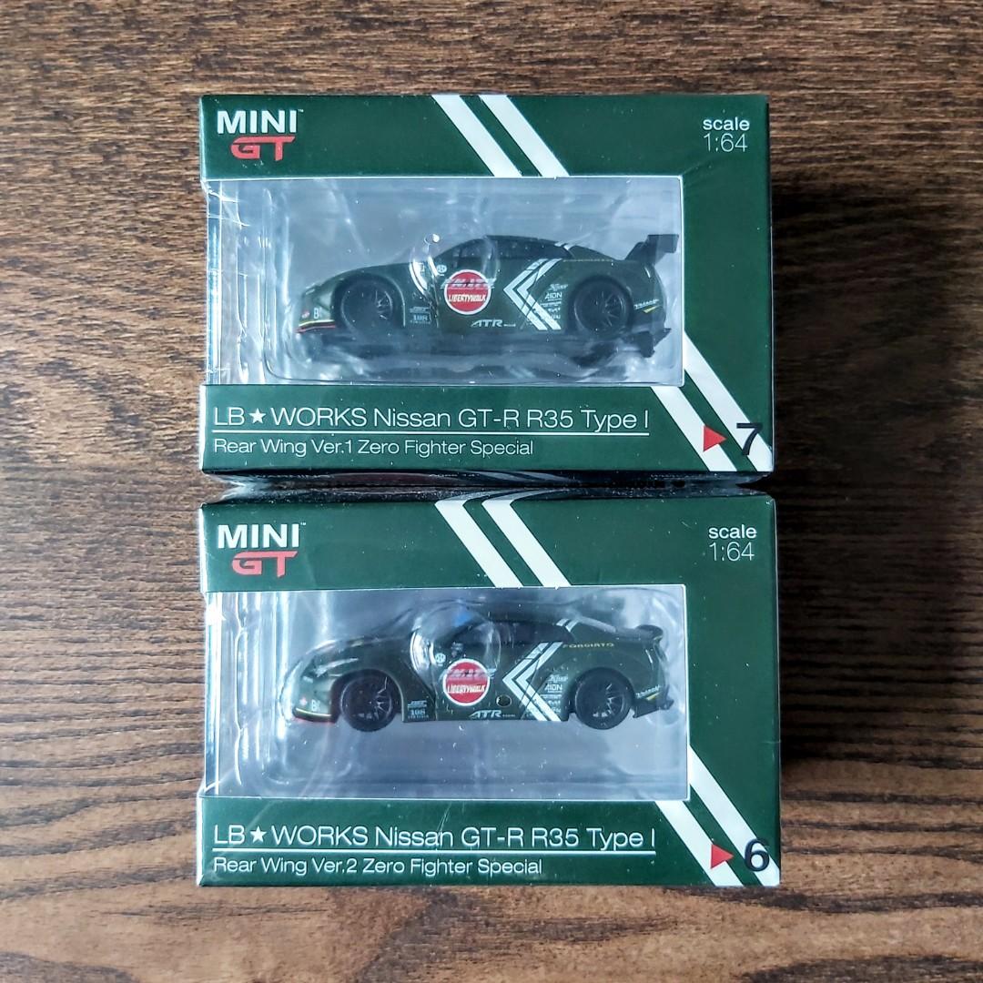 MiniGT LB works GTR R35 Zero Fighter Special pair, Hobbies & Toys, Toys ...