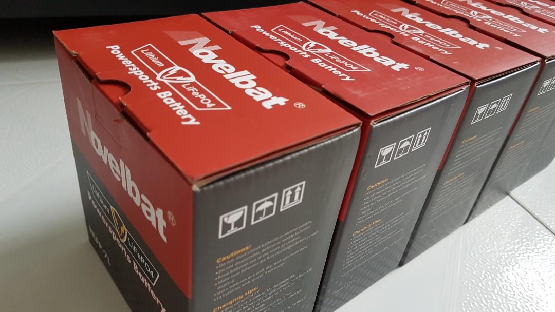 Novelbat Lithium NLFP-7L Batt Battery For Xmax 300 / 250, Motorcycles ...