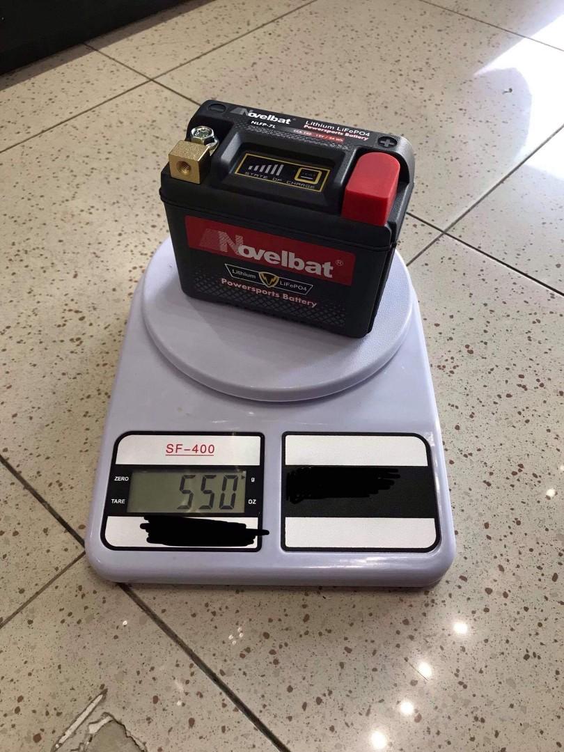 Novelbat Lithium NLFP-7L Batt Battery For Xmax 300 / 250, Motorcycles ...