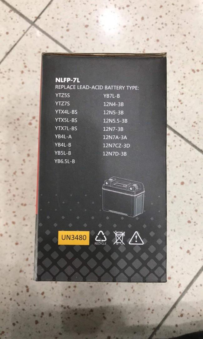 Novelbat Lithium NLFP-7L Batt Battery For Xmax 300 / 250, Motorcycles ...