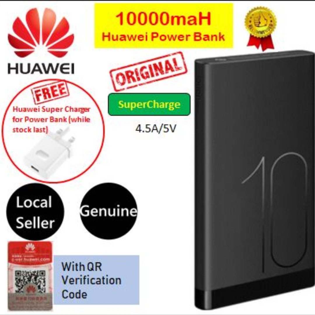 Original Huawei Supercharge 10000MAH Power Bank, Mobile Phones ...