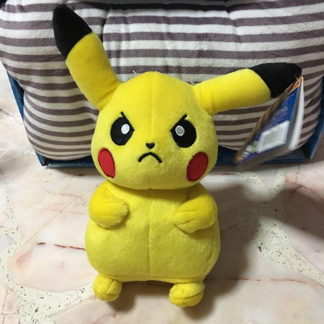 Pokemon Pikachu Angry, Hobbies & Toys, Toys & Games on Carousell
