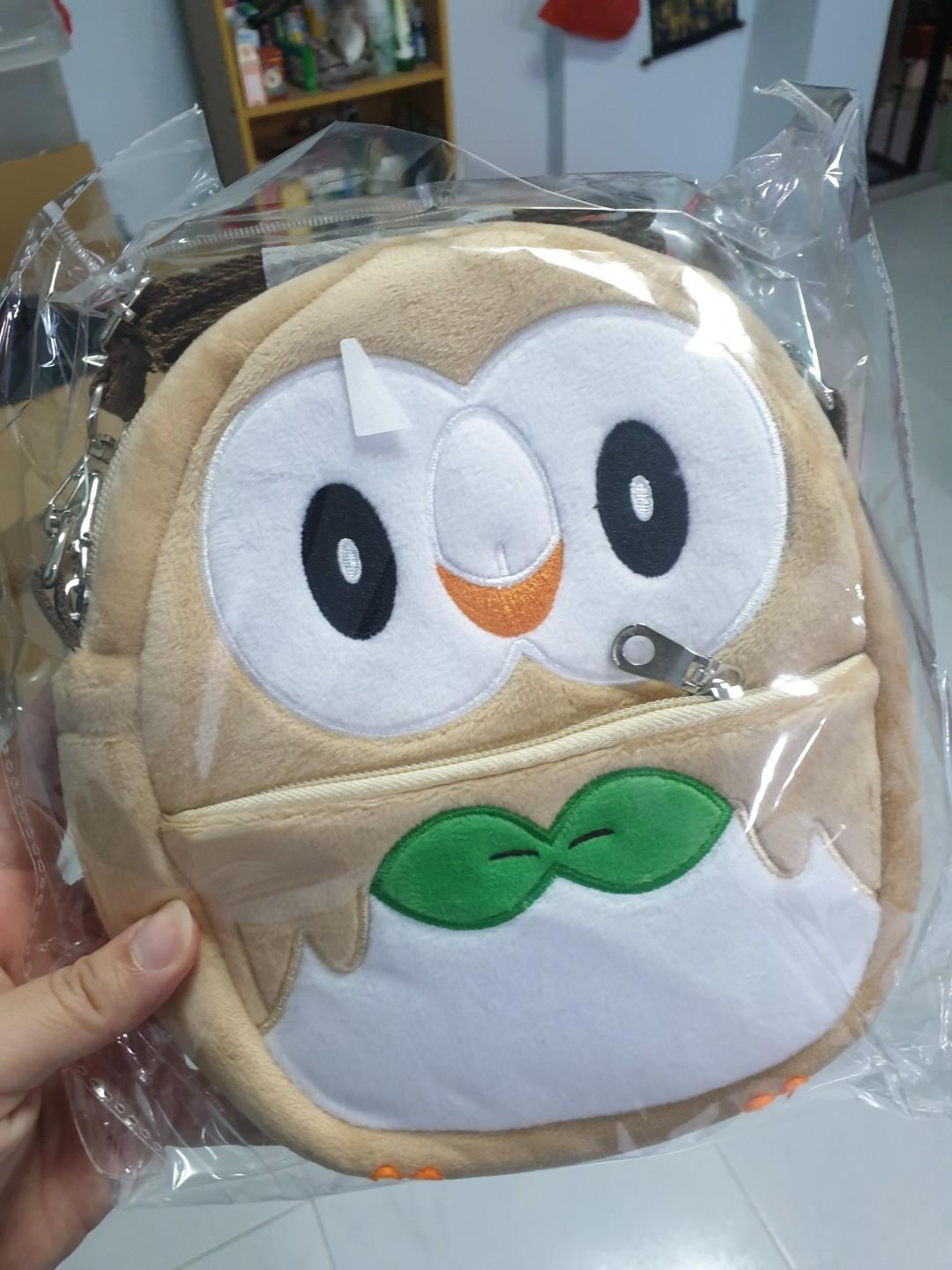 Pokemon Rowlet Pouch/ bag, Hobbies & Toys, Toys & Games on Carousell